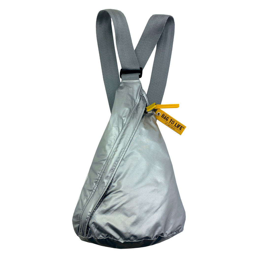 Skypak Bravo Bag Silver – Crossover Bag B2L Upcycling Bag